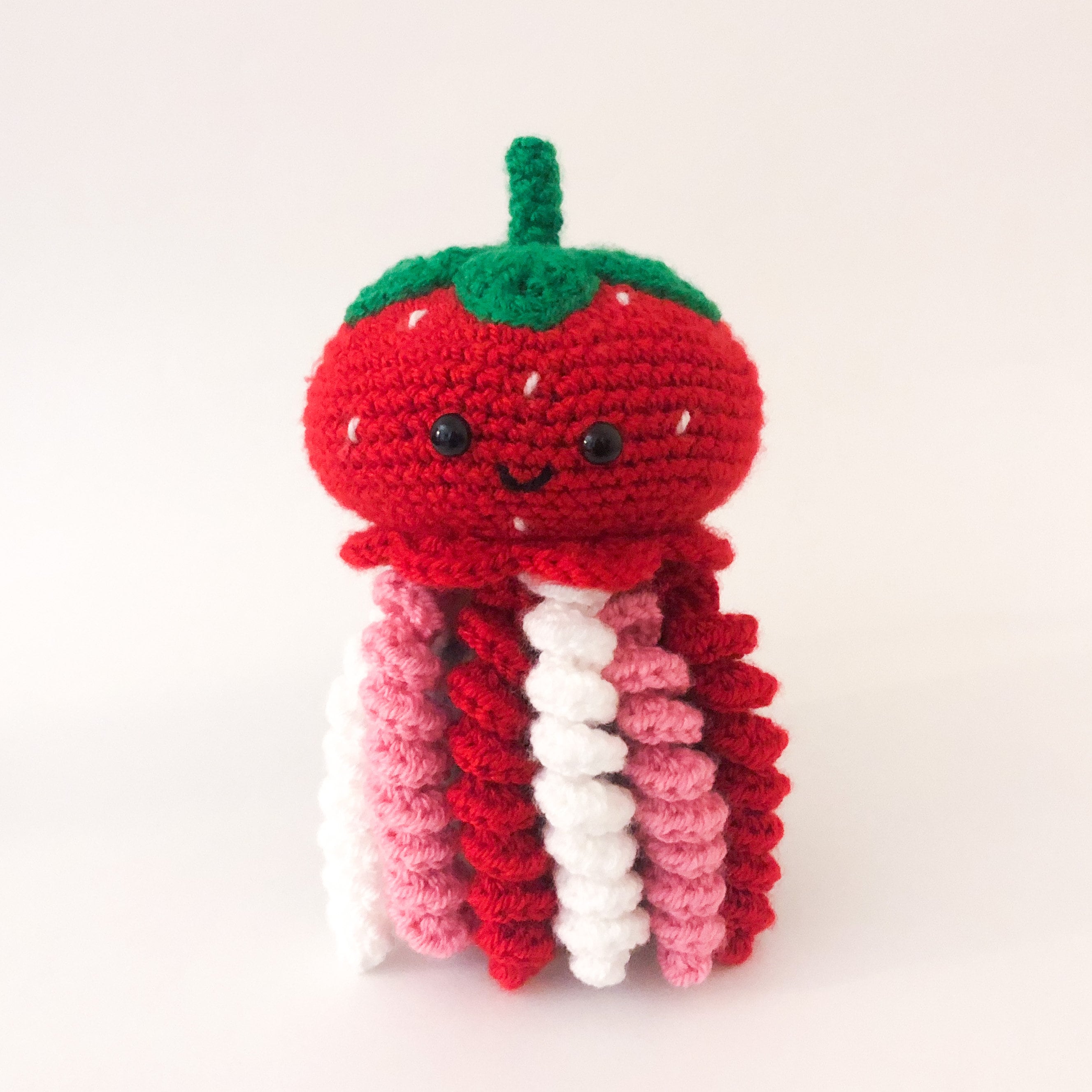 Jam the Strawberry Jellyfish Crochet Pattern PDF Amigurumi | Etsy