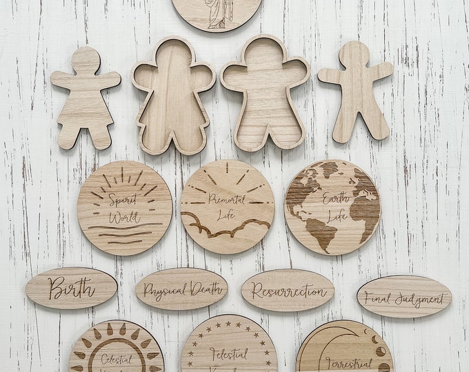 Plan of Salvation Teaching Tools, LDS Lessons, Missionary Teaching ...