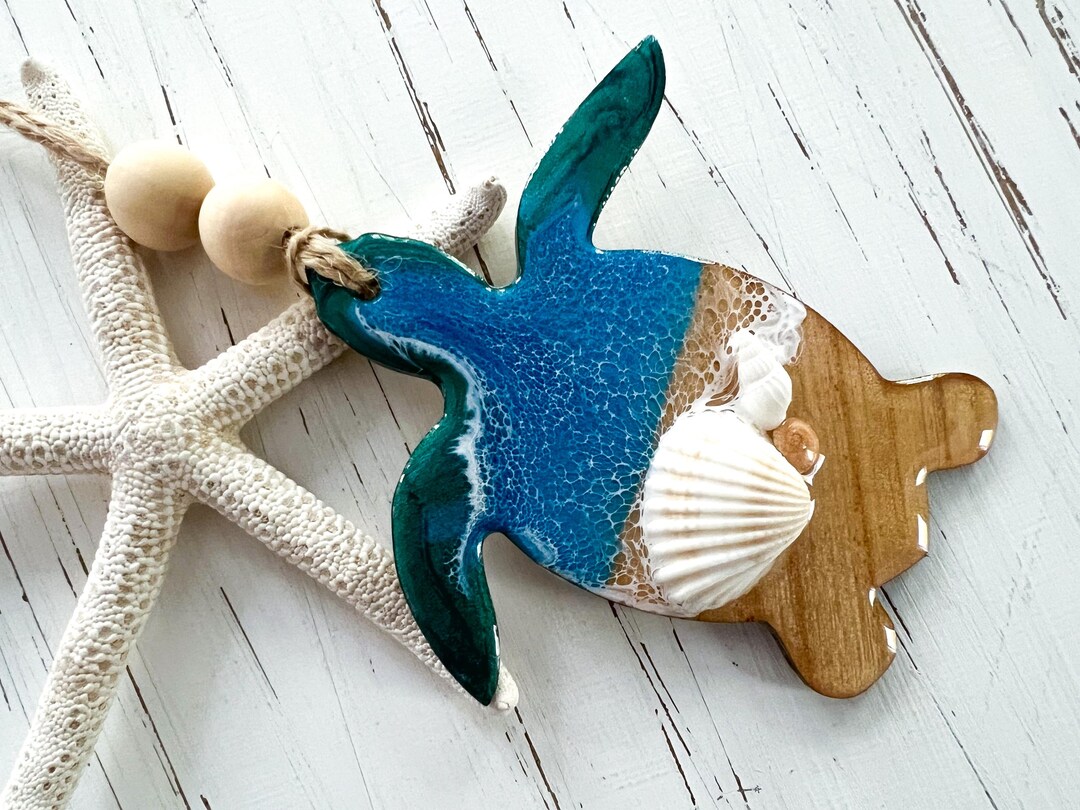 Sea Turtle Christmas Ornaments, Nautical Christmas Ornaments, Ocean ...