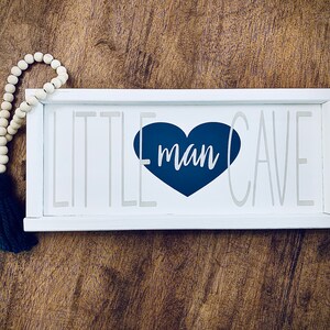 Little Man Cave, Boy Nursery Decor, Boy Room, Baby Shower Gift ...