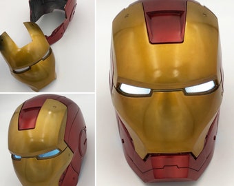 Iron Man Metal Helmet | Etsy