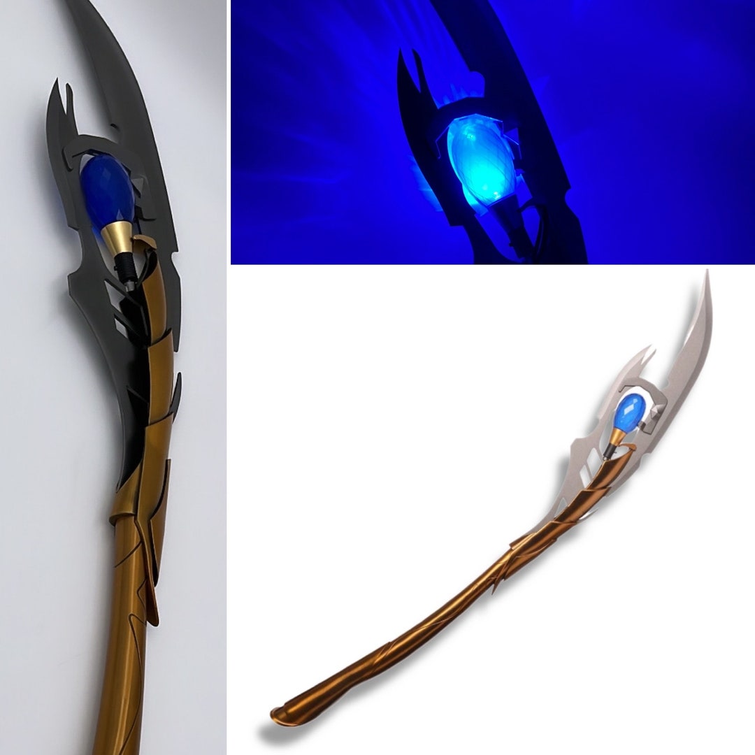Loki Metal Scepter 1:1 Replica Prop LED Lit Mind Stone - Etsy