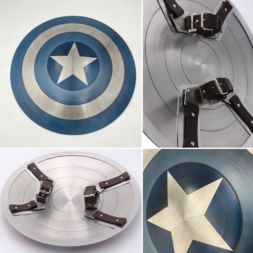 Captain America Broken Shield Metal Prop Replica Avengers - Etsy