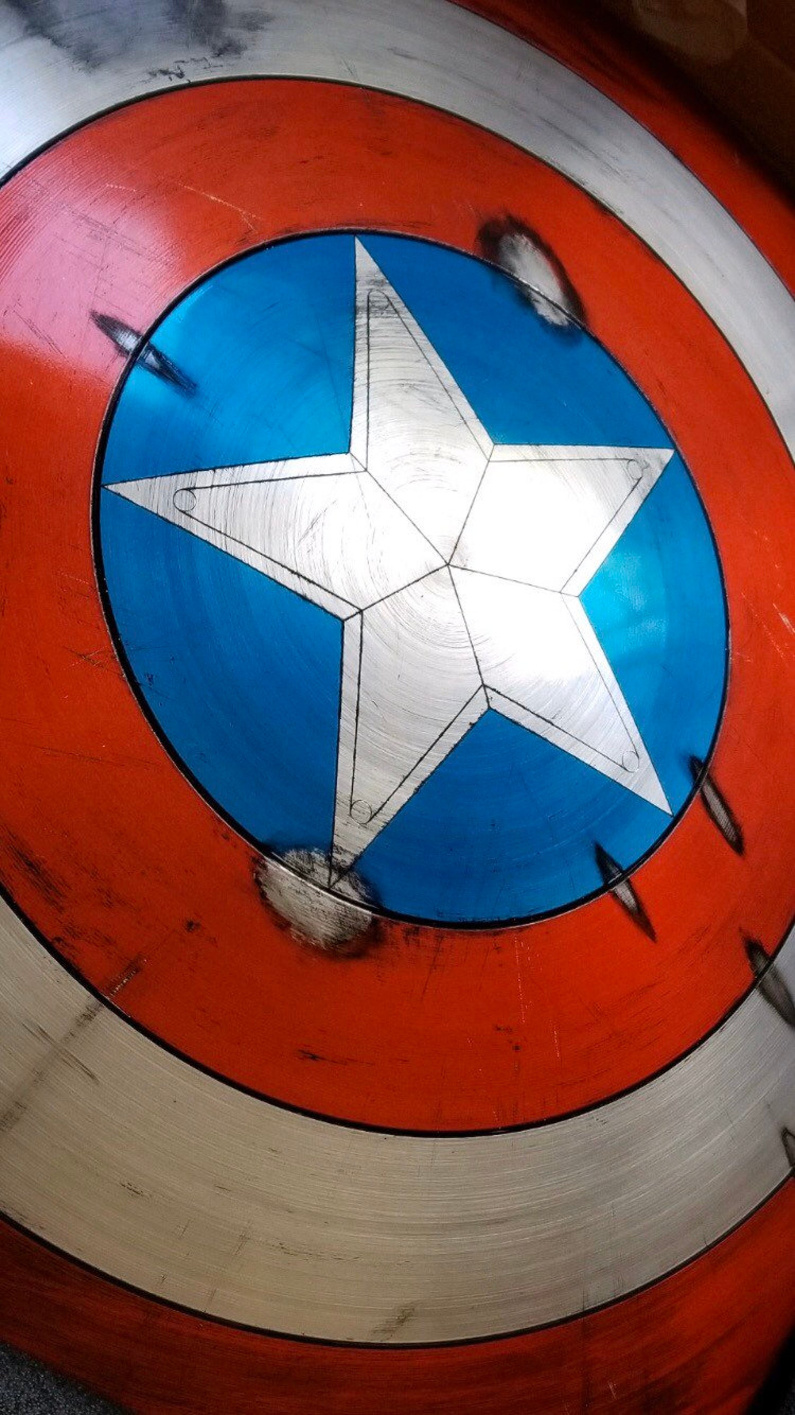 1:1 Battle Damage America Shield Replica Prop V2 - Etsy