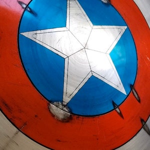 1:1 Battle Damage America Shield Replica Prop V2 - Etsy