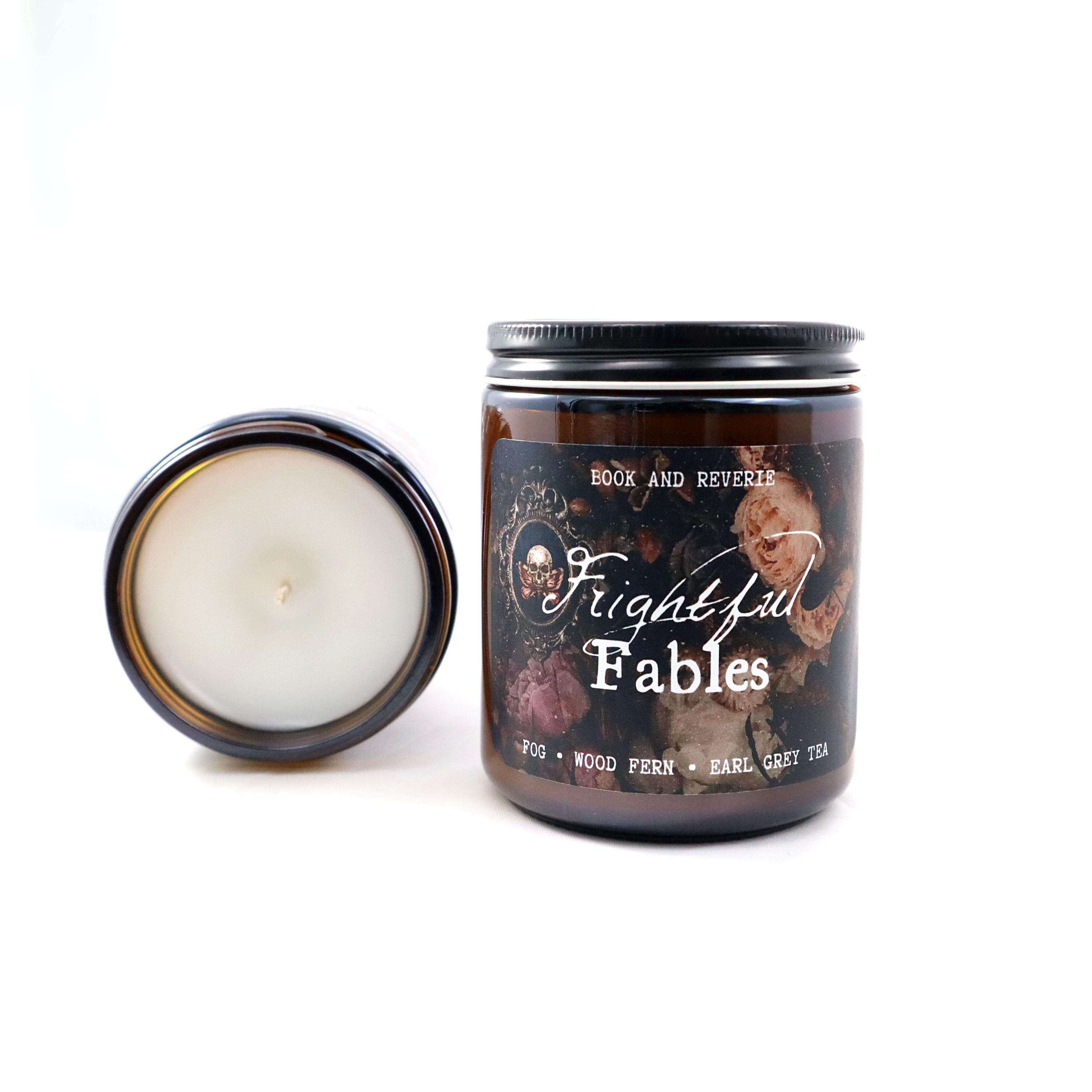 Frightful Fables Candle: Gothic Bookish Decor, Spooky Gift - Etsy