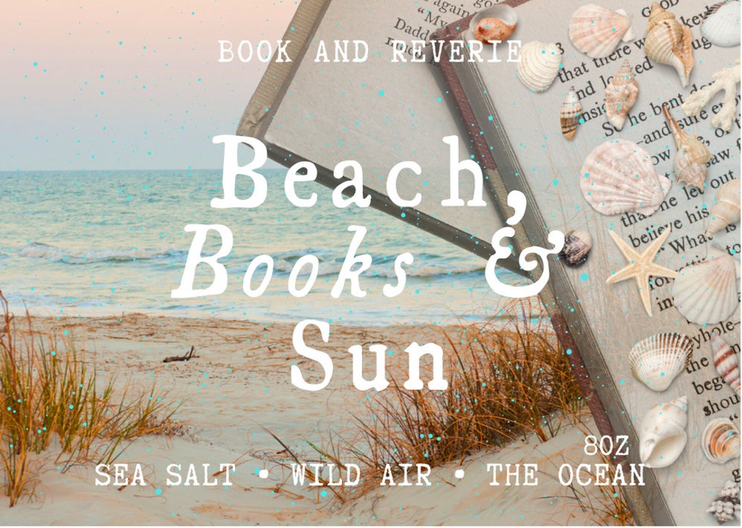 Beach Books and Sun Sea Salt Wild Air the Ocean Book - Etsy