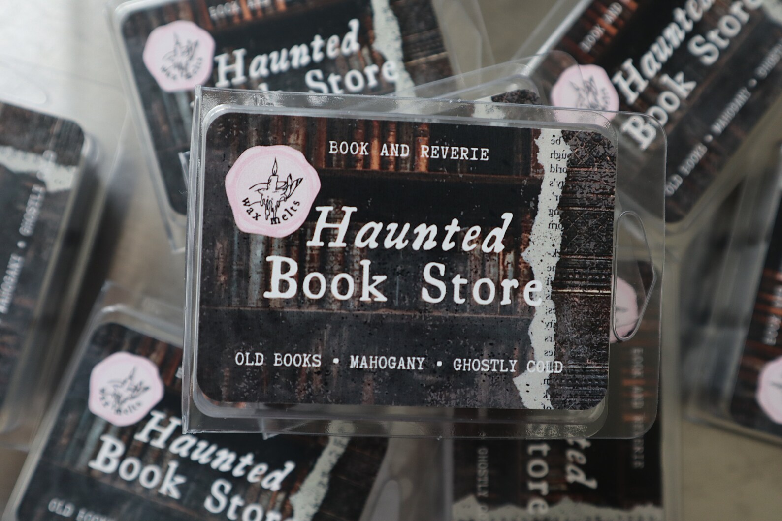 Haunted Book Store Candle | Old Books, Mahogany, Ghostly Cold | Gothic ...