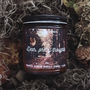 Dear, Pretty Thoughts Candle Awae, Gifts for Readers, Book Accessories ...