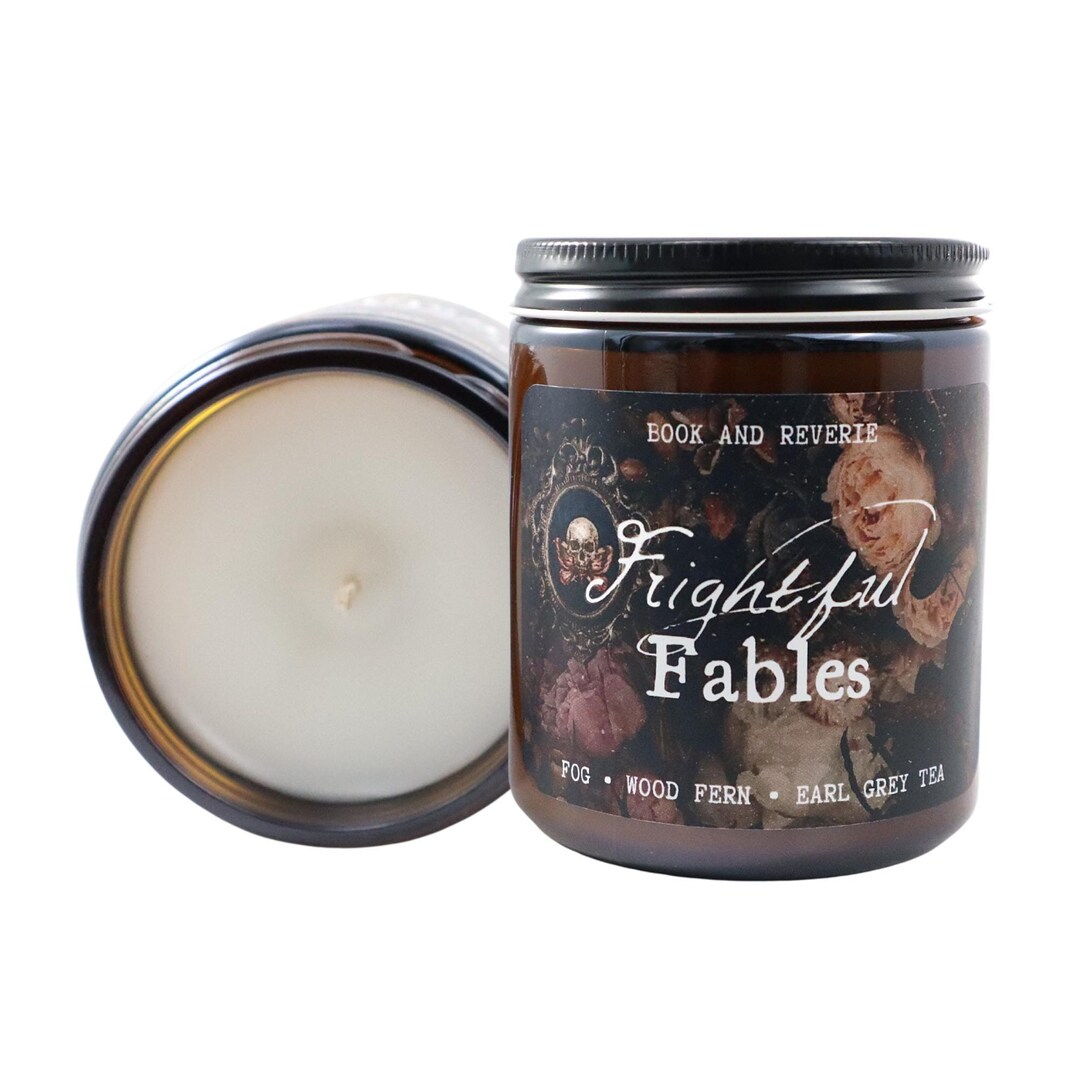 Frightful Fables Candle: Gothic Bookish Decor, Spooky Gift - Etsy