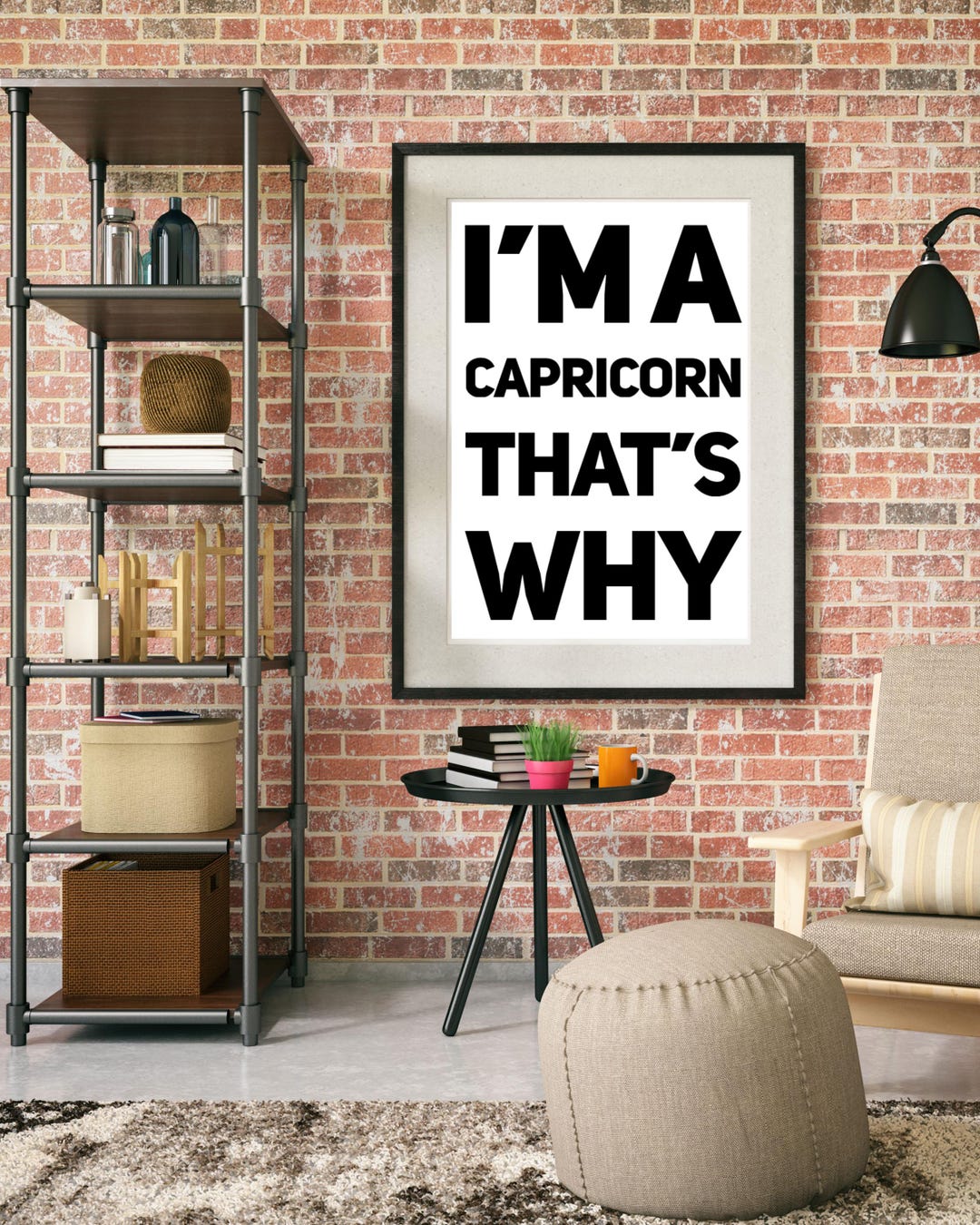 Capricorn Digital Art Print | Zodiac Sign | Astrology Lover | Home ...