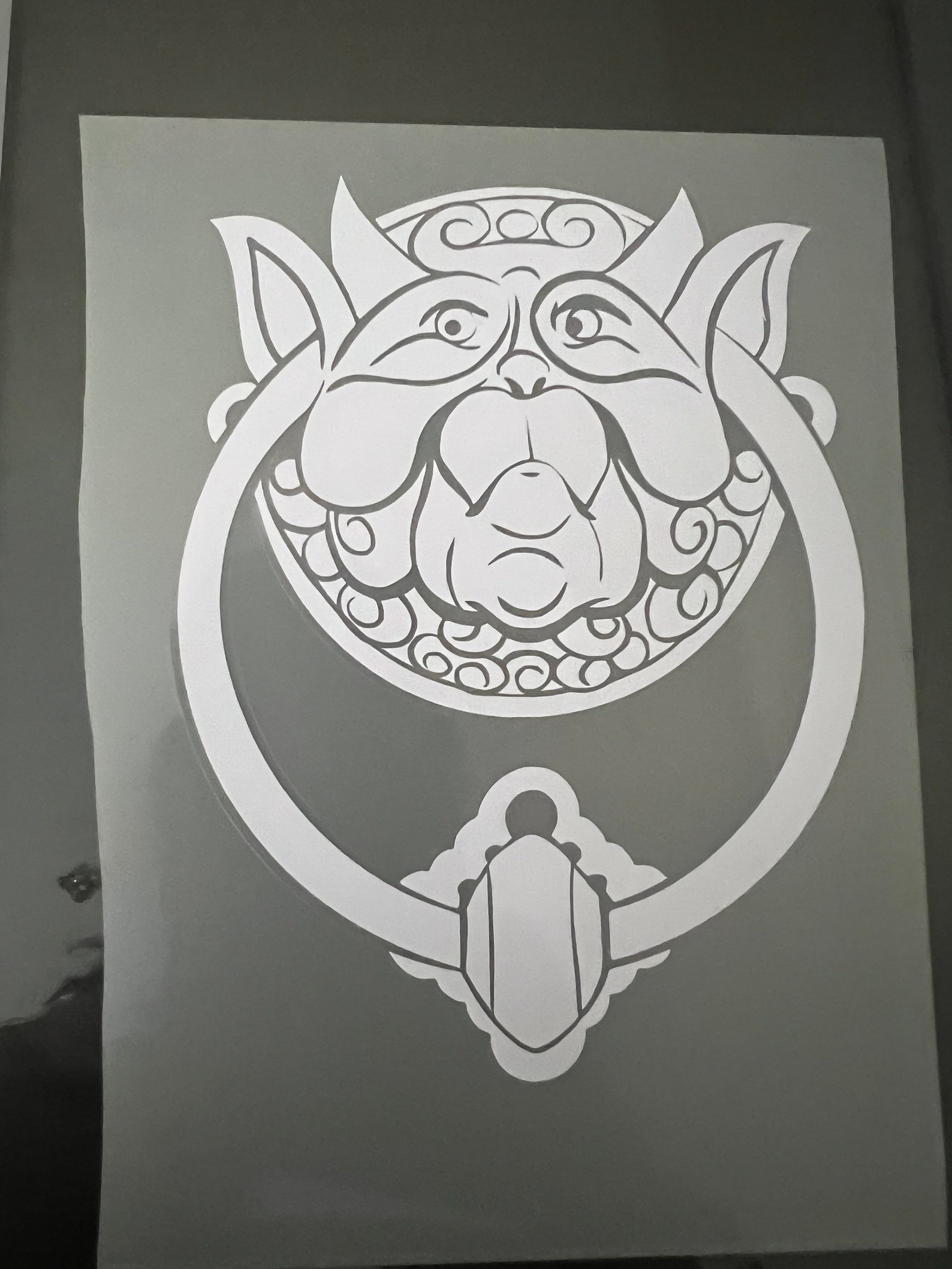 Labyrinth Car Decals in White - Etsy