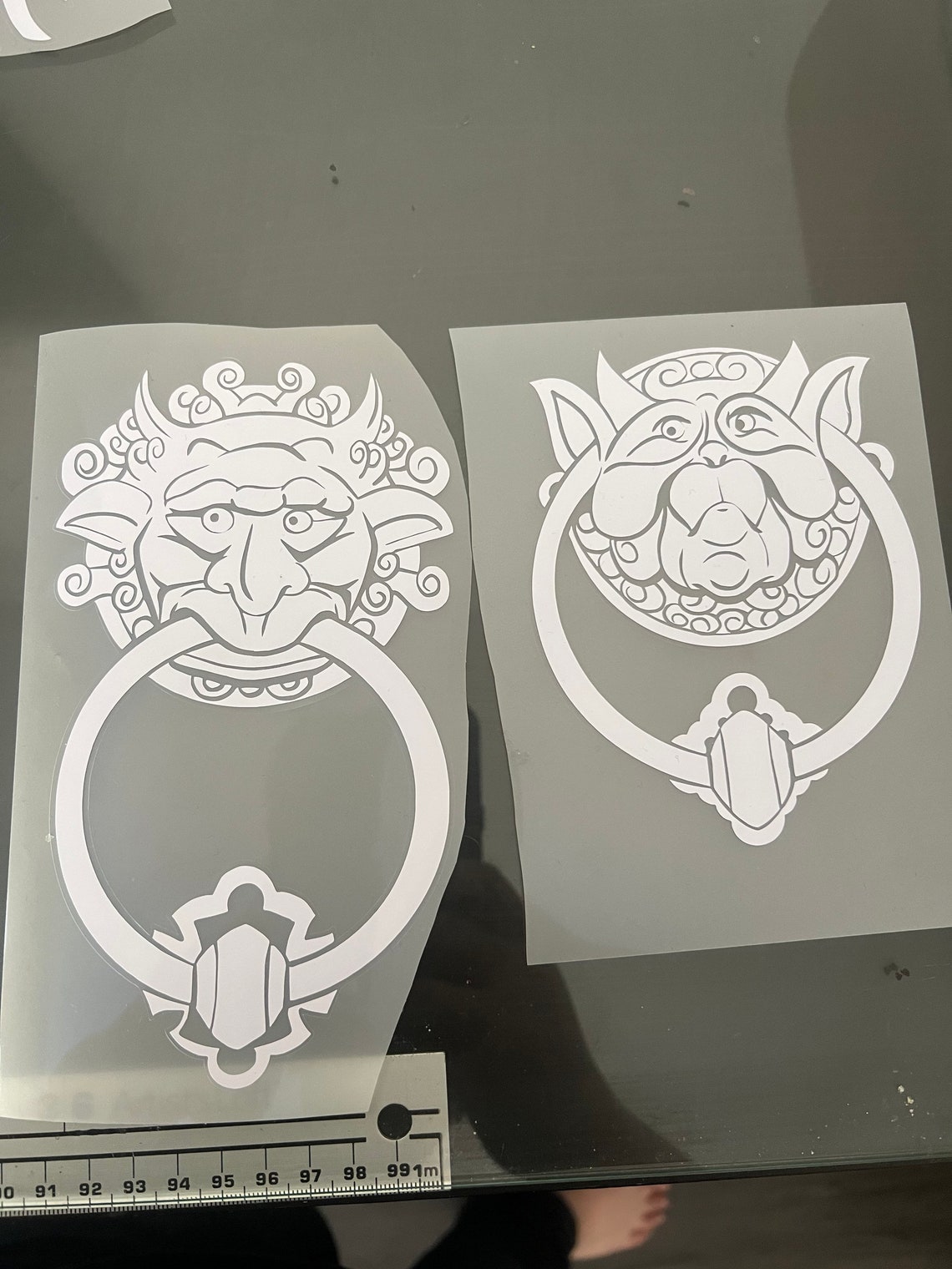 Labyrinth Car Decals in White - Etsy