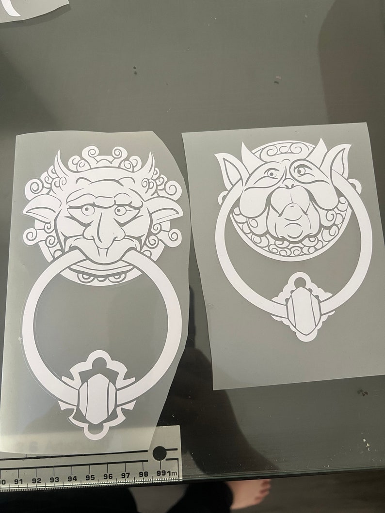 Labyrinth Car Decals in White - Etsy