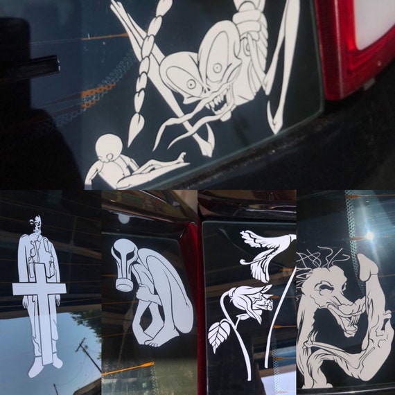 Pink Floyd the Wall Car Decal in White - Etsy