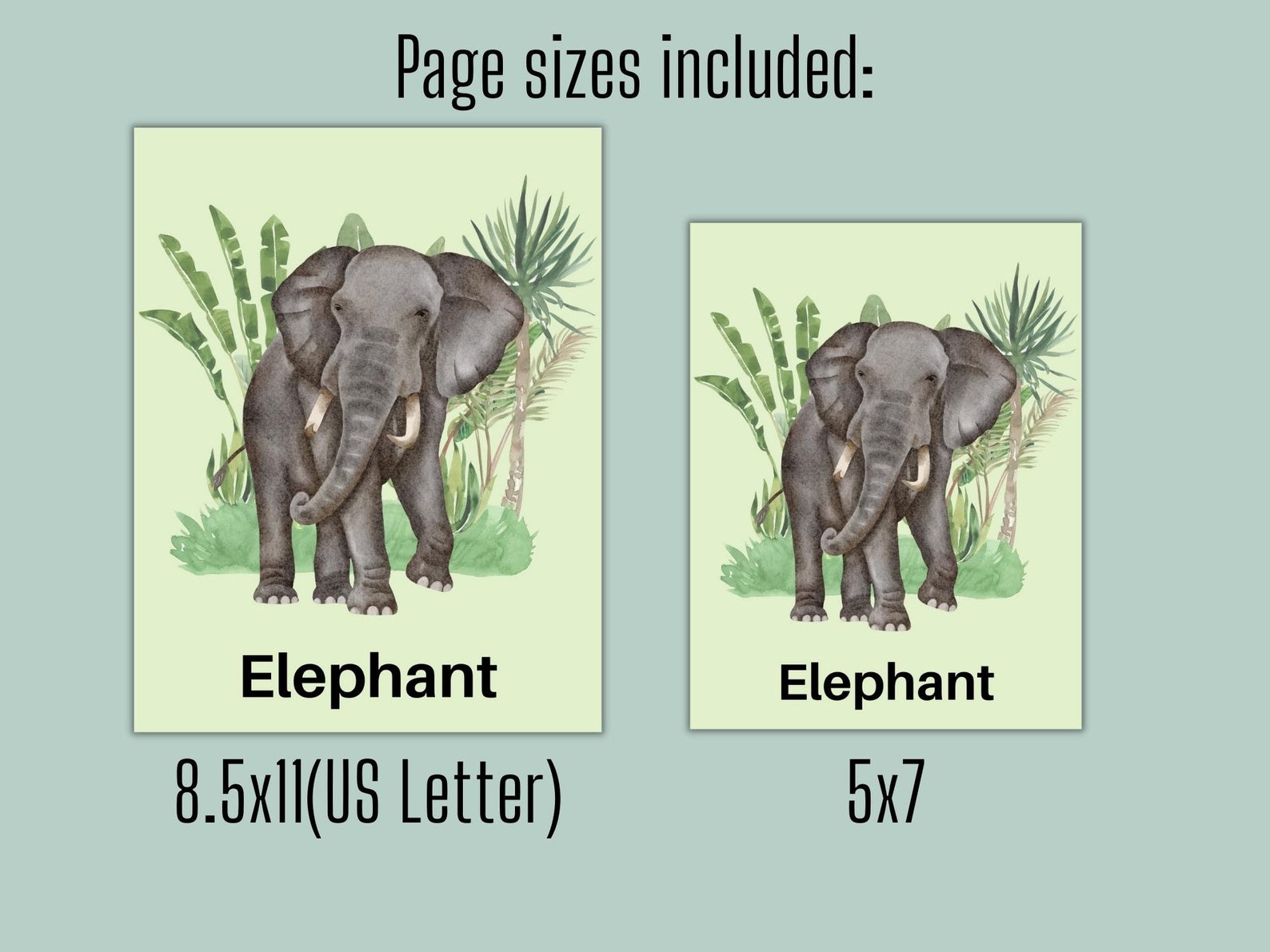 Printable Children's Pages for Preschool, Daycare, Homeschool | Animal ...