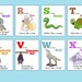 ABC Animal Movement Cards: Printable Learning Activity (PDF) - Etsy