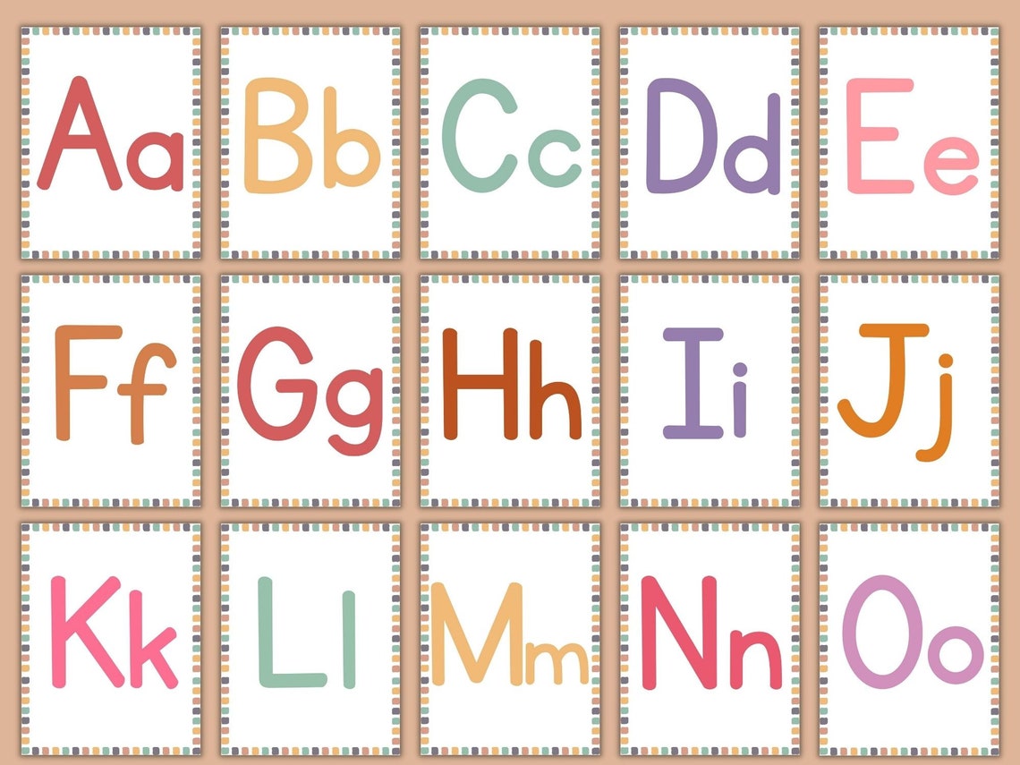 Printable Alphabet Pages for Preschoolers-abc Pages for Kids-letter ...
