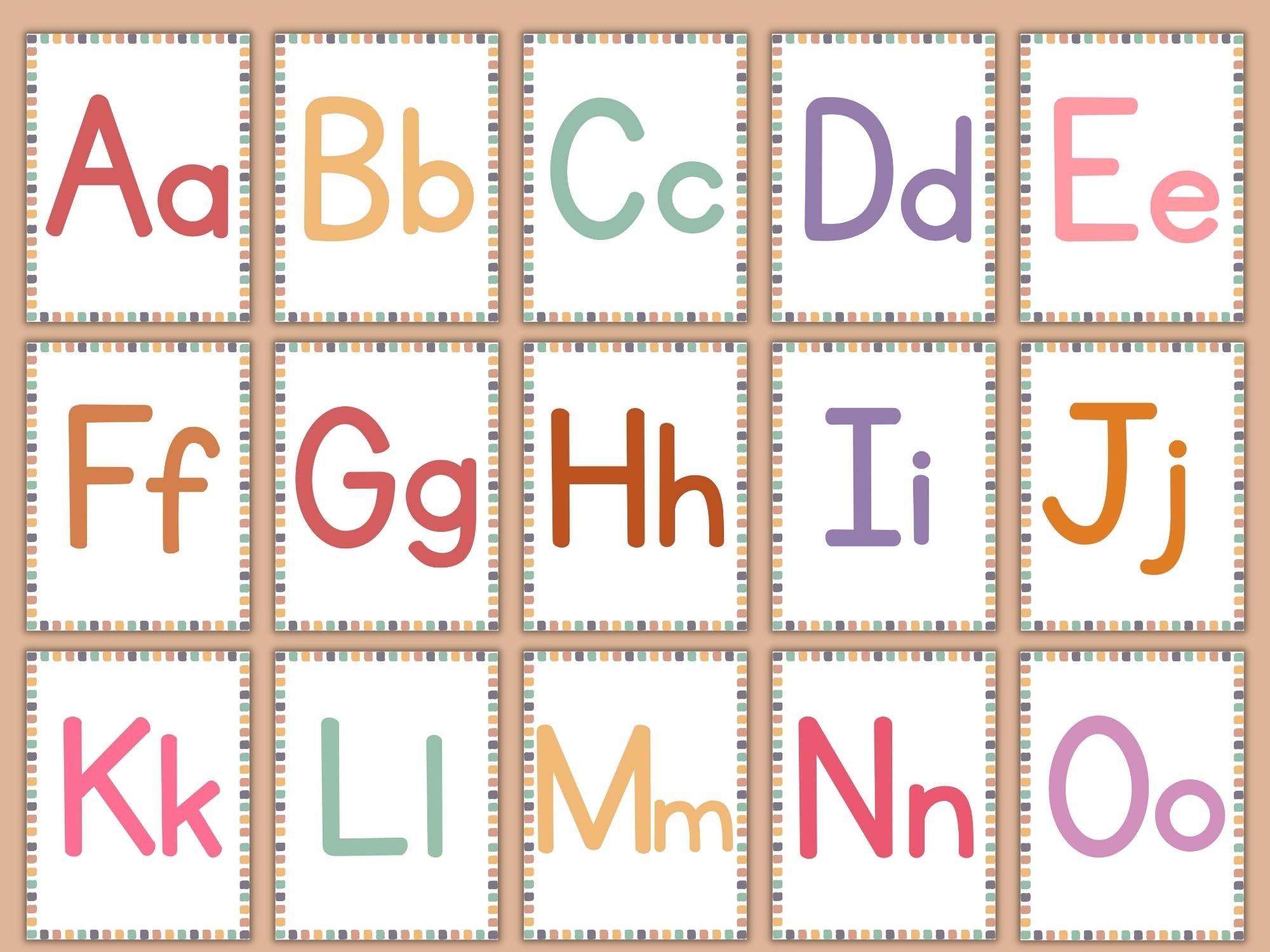 Printable Alphabet Pages for Preschoolers-abc Pages for Kids-letter ...