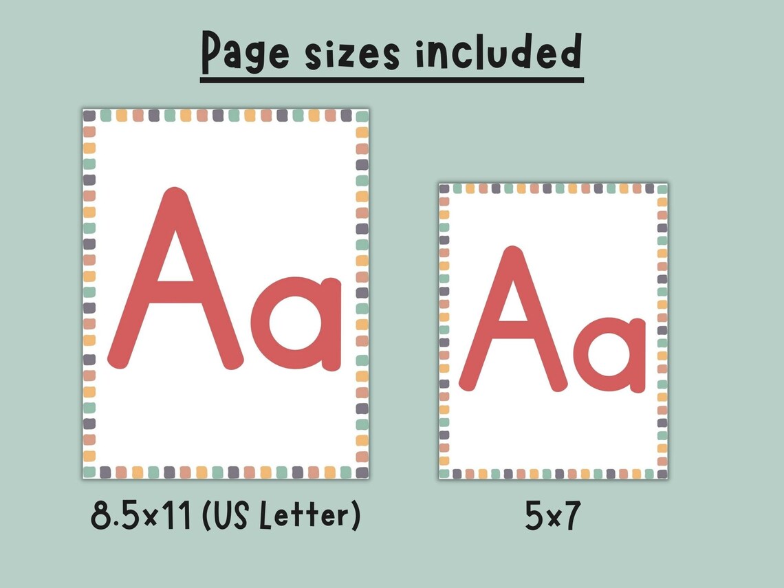 Printable Alphabet Pages for Preschoolers-abc Pages for Kids-letter ...