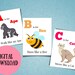 ABC Animal Movement Cards: Printable Learning Activity (PDF) - Etsy