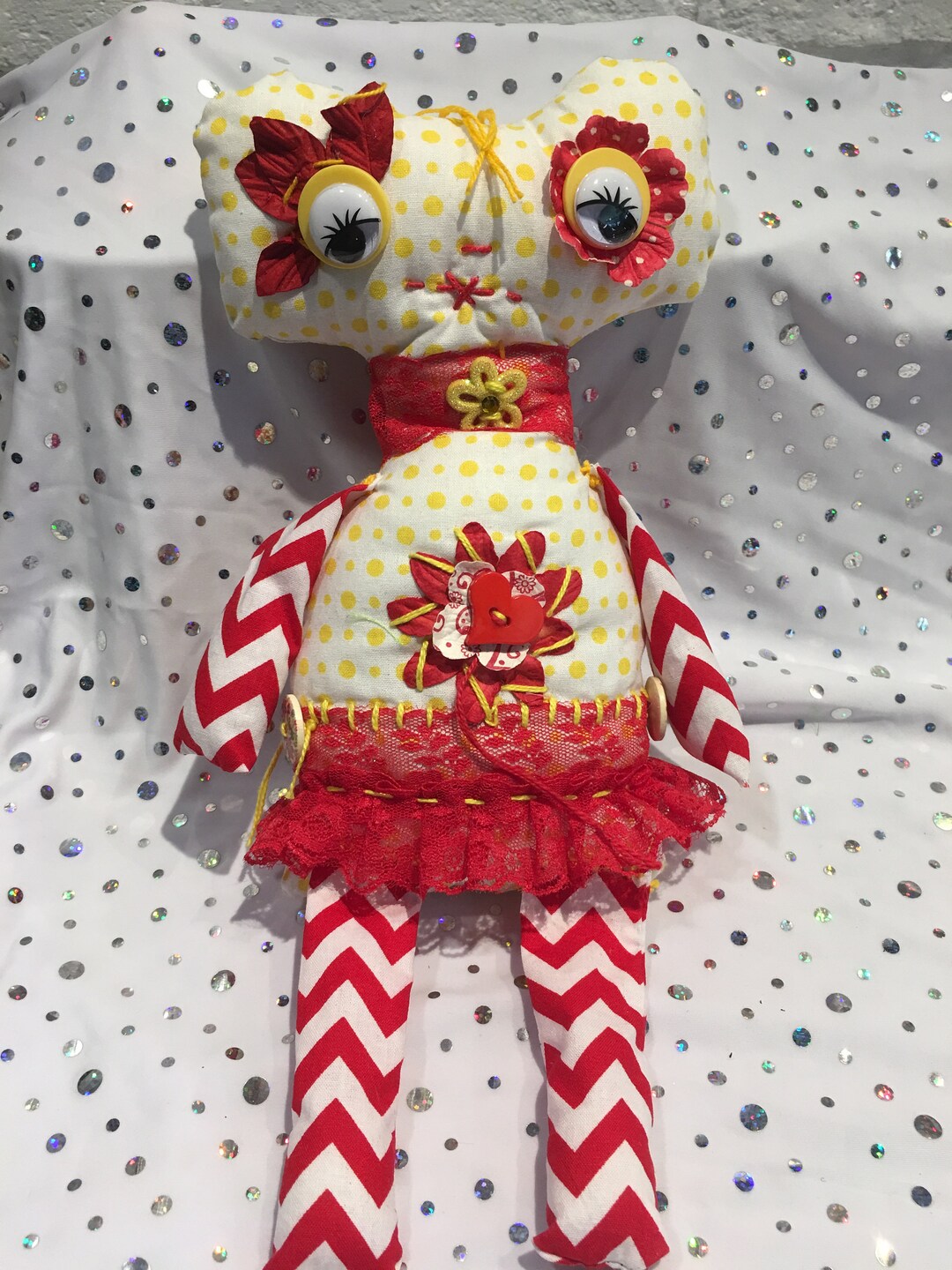 Meet Belle Handmade Plush Monster Bug Doll - Etsy