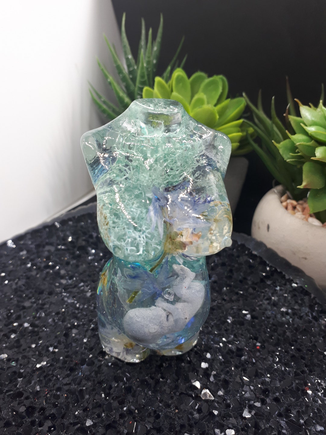 Resin Pregnant Mommy- Small Resin Pregnant Mom- Pregnancy Goddesses ...