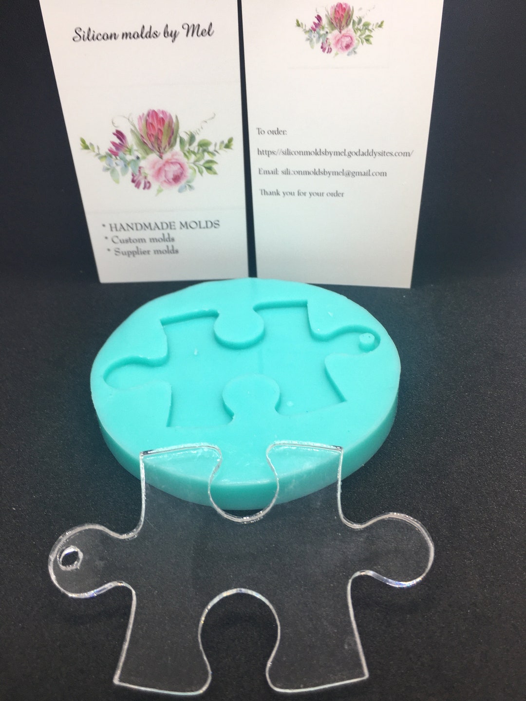 Autism Puzzle Pieces Mold- Puzzle Keychain Mold- Puzzle Silicone Molds ...