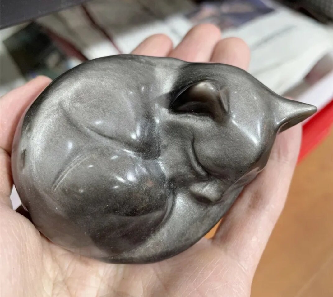 Sleeping Big Cat Mold Cat Keepsake Mold Memorial Cat Mold Cat Resin ...