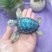 Turtle Mold Meduim Handmade Turtle Mold Turtle Silicone Molds Resin Sea ...