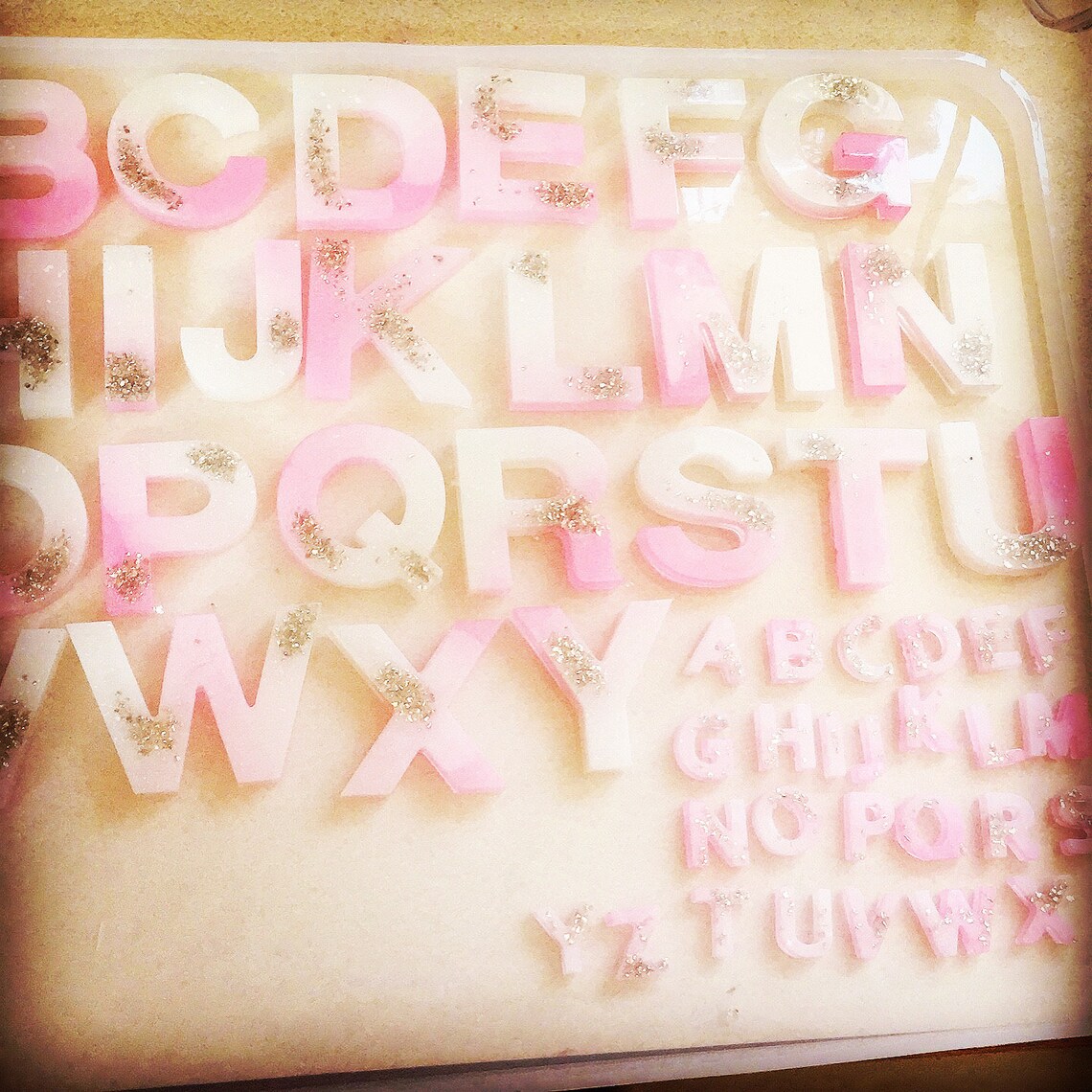 Resin Alphabet Letters Resin Alphabet Keychain Alphabet Letter Keychain ...