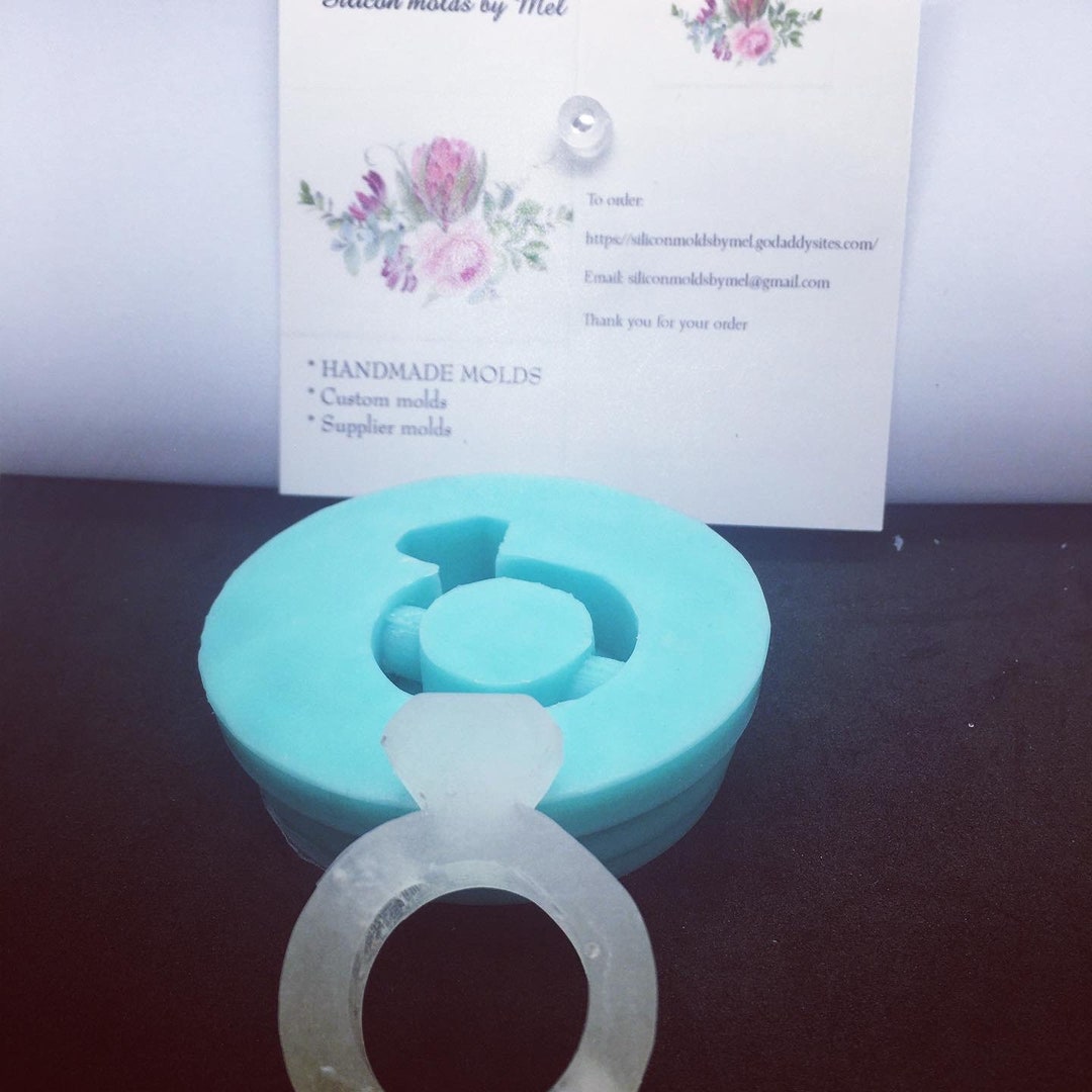 Straw Topper Engagement Ring MOLD- Straw Topper Silicone Molds ...