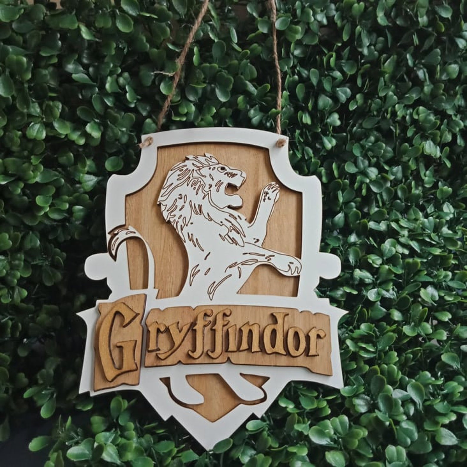 HOGWARTS House Plaques Ravenclaw Slytherin Gryffindor Hufflepuff Harry ...