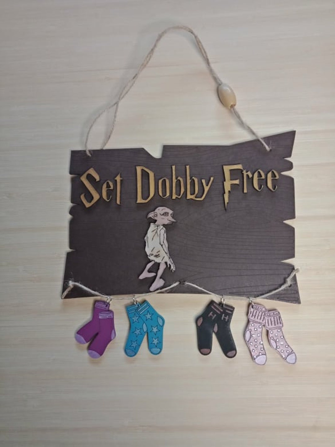 Dobby Wall Hanging Set Dobby Free Wall Decor Laundry Decor Kids Room - Etsy