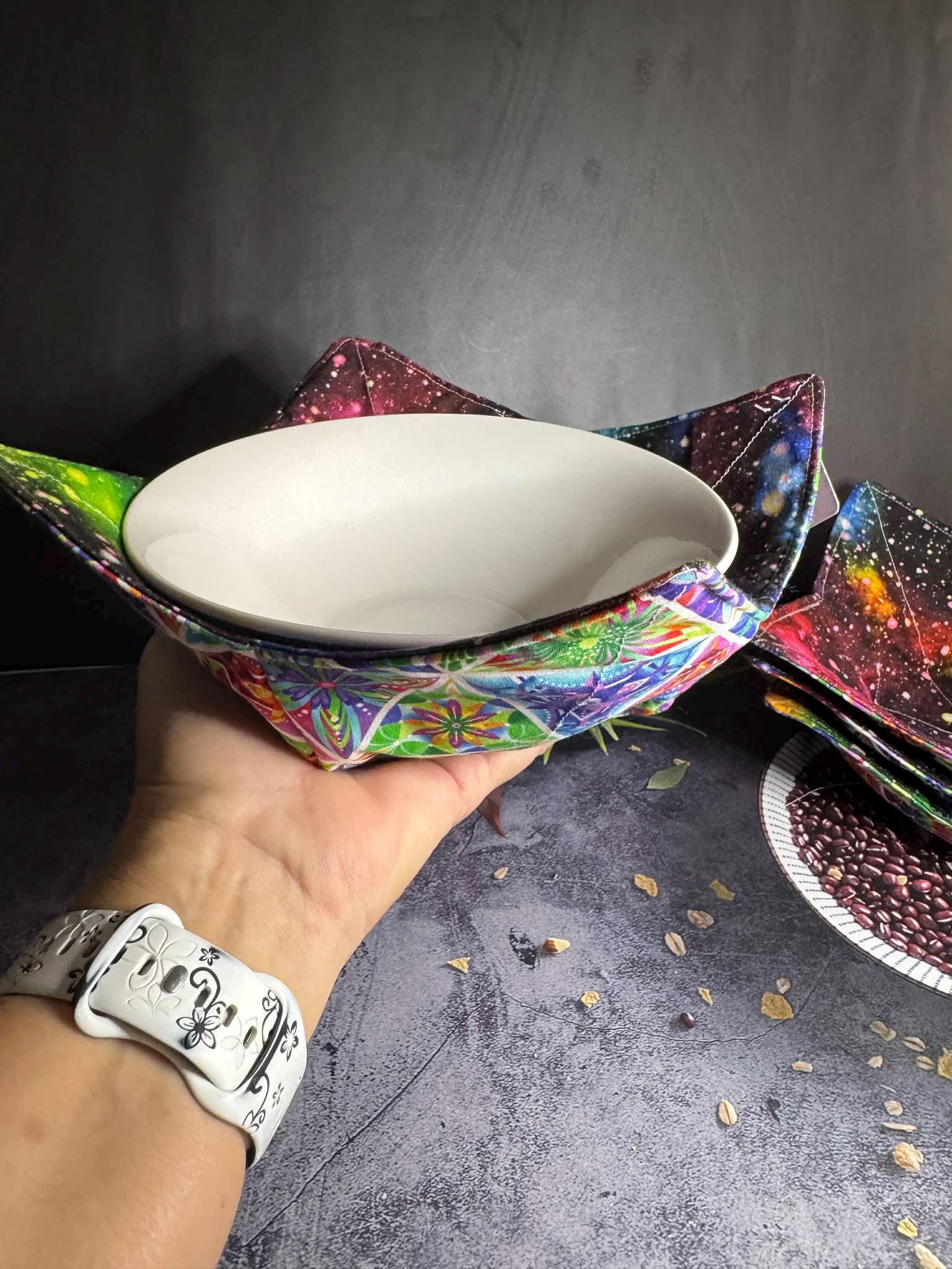Handmade Cotton Bowl Cozy for Hot Bowls, Pack of 4 - Etsy Australia
