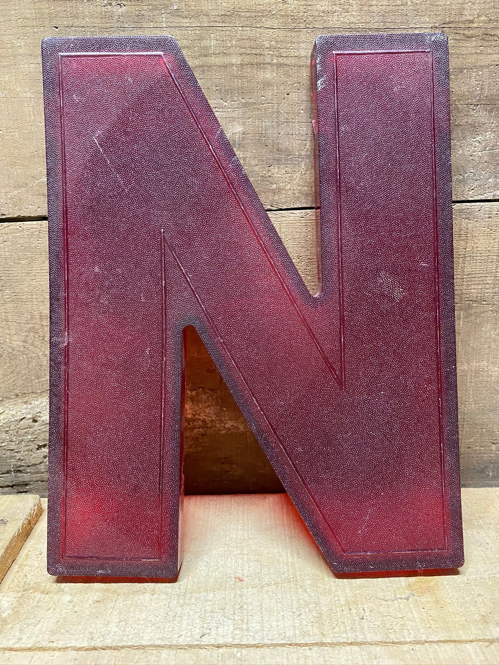 Vintage Wagner Theater Sign Letters Plastic 10 Red and - Etsy