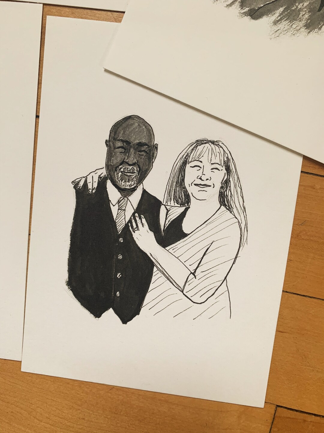 Custom Ink Portraits - Etsy