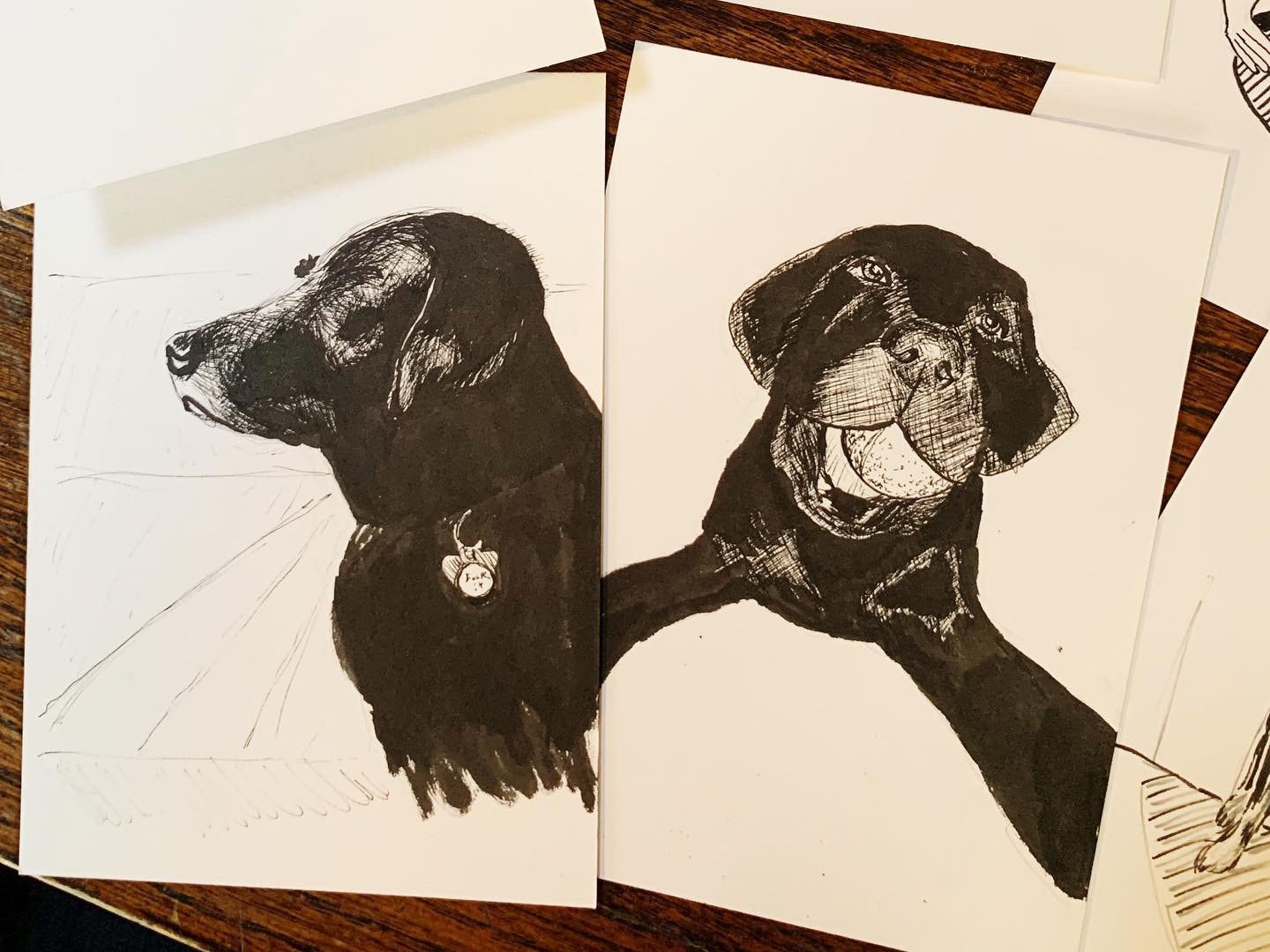 Custom Ink Portraits - Etsy