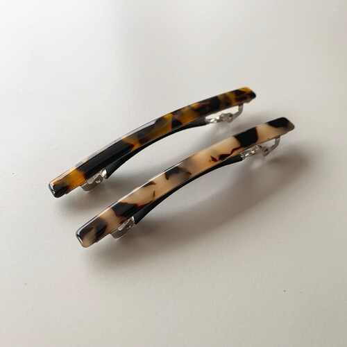 Blonde Tortoise Shell Barrette Tortoise Shell Hair Clip - Etsy