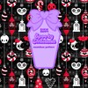 Kawaii Emo Bat Scene Kid Alt Aesthetic Goth Digital Seamless Pattern ...