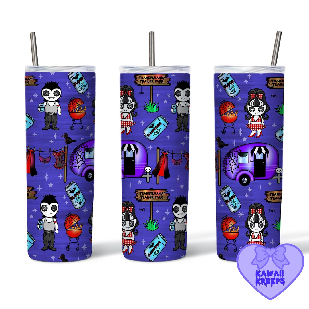 Goth Hillbilly Vampire Tumbler: Funny Halloween Sublimation Design (PNG ...