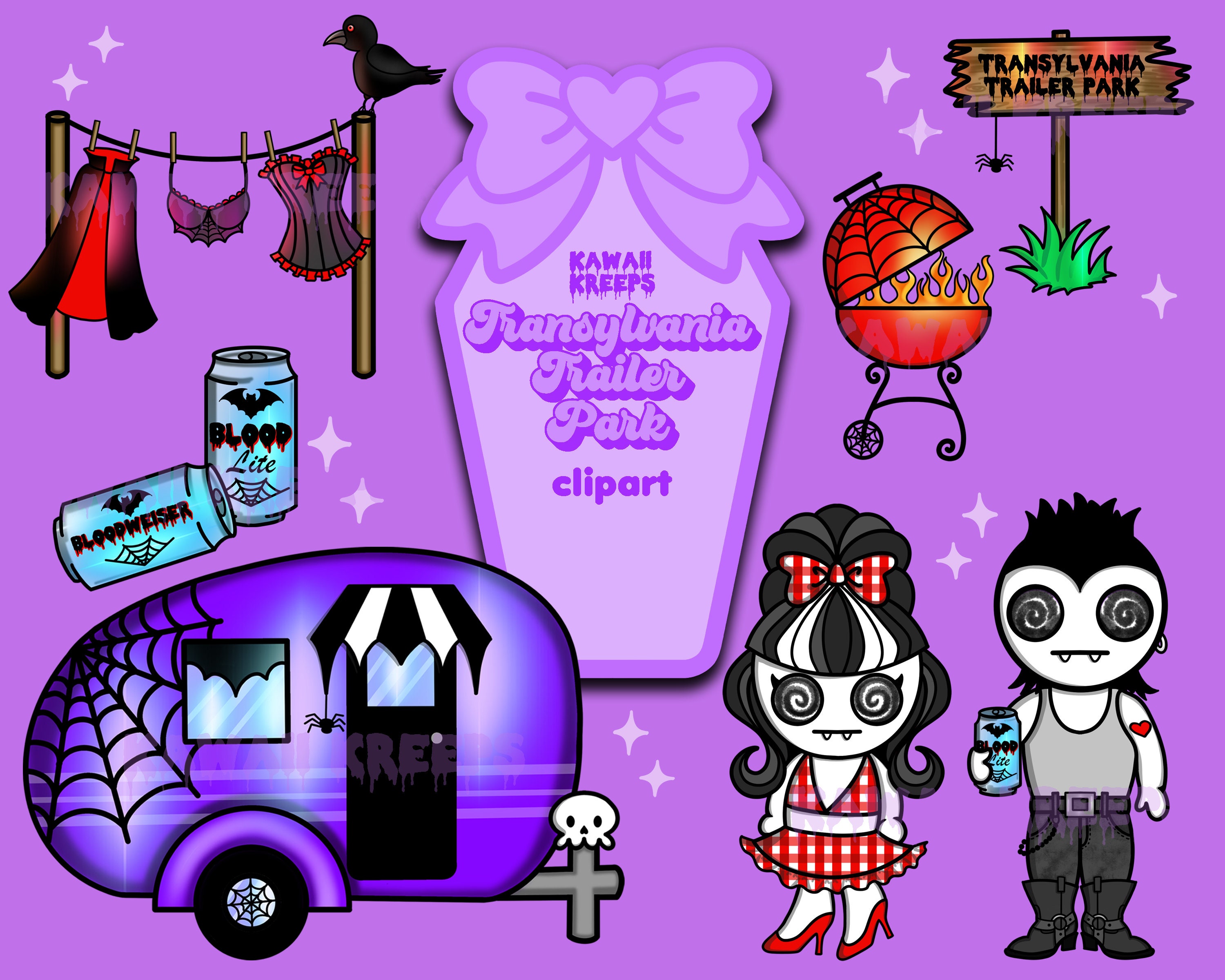 Rockabilly Vampires Transylvania Trailer Park Hillbilly Psychobilly ...