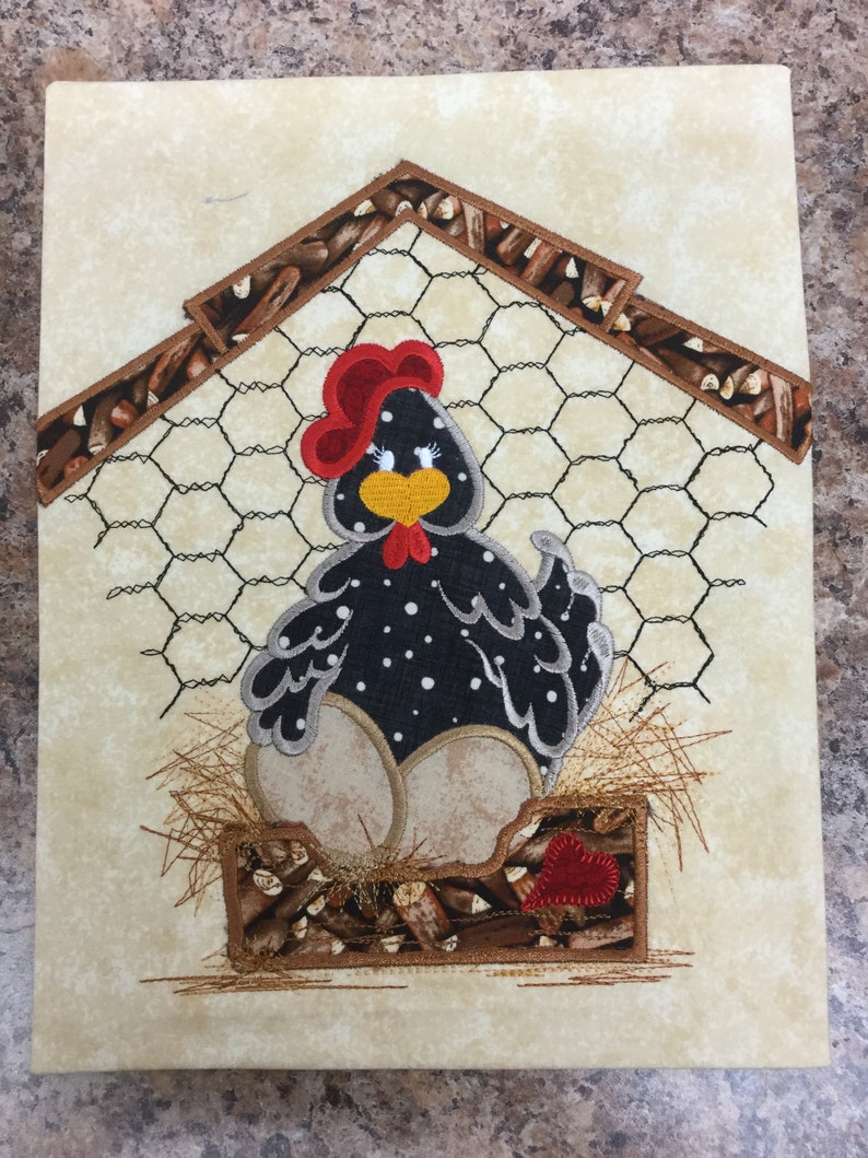 Farm Animals Appliqué Embroidered Quilt Blocks 1 Block | Etsy