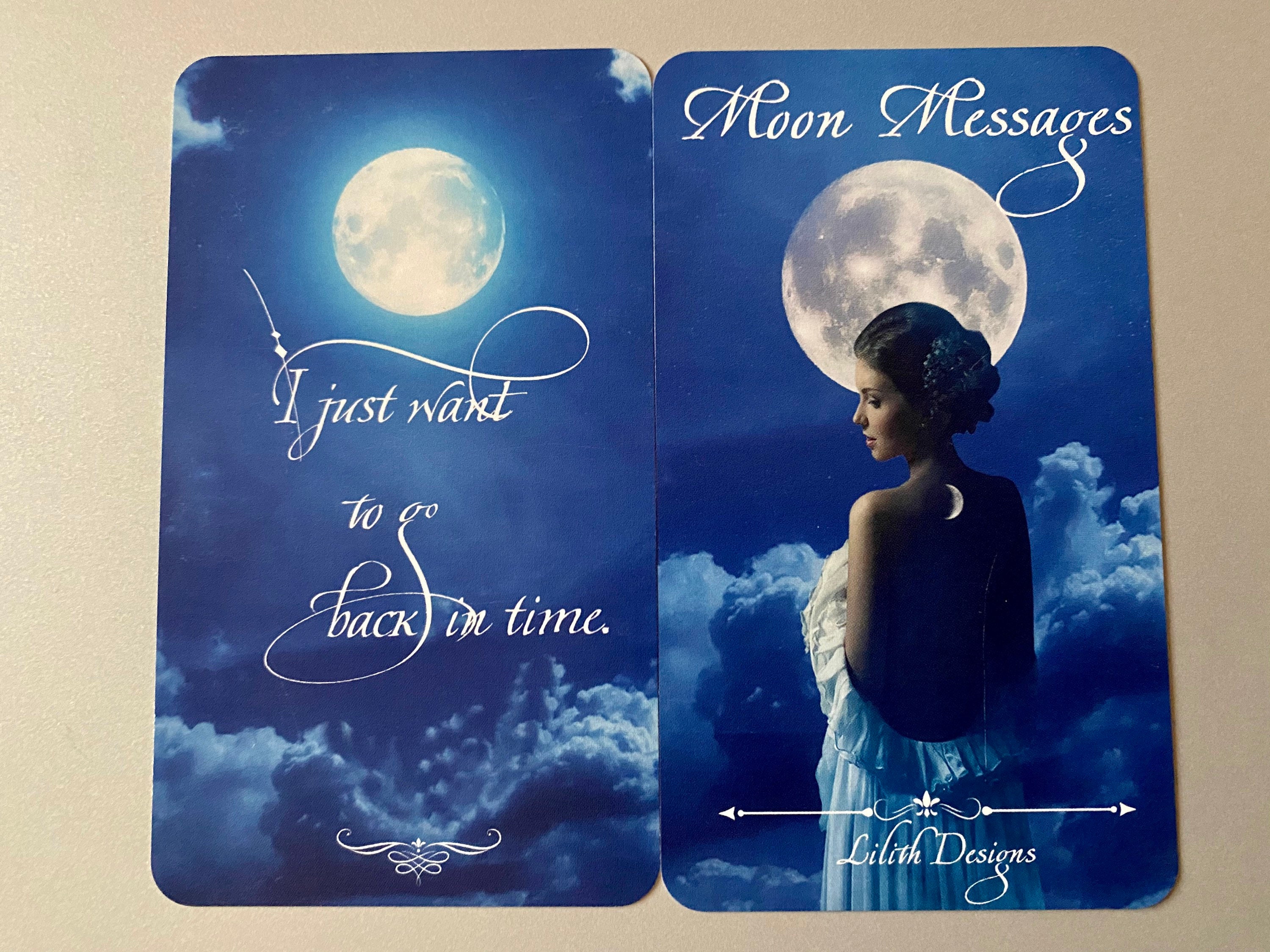 MOON MESSAGES a Twin Flame Message Oracle Deck, Twin Flame Cards ...