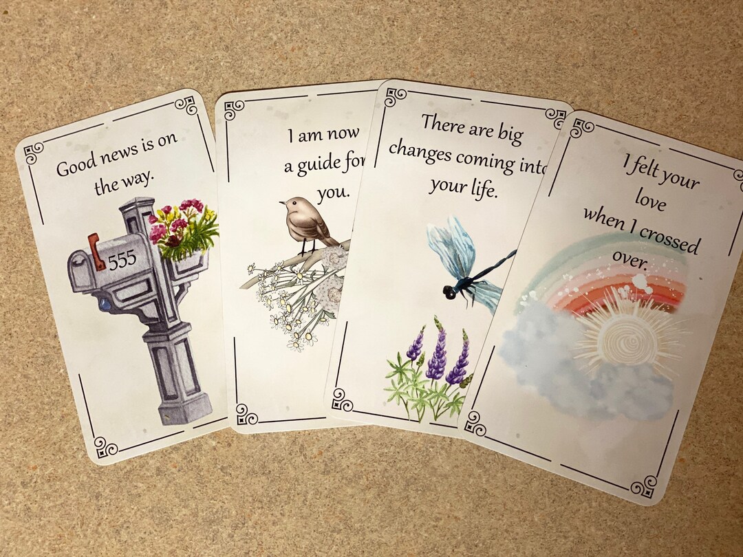 Departed Love Spirit Messages, Spirit Oracle Cards, Mediumship Cards ...