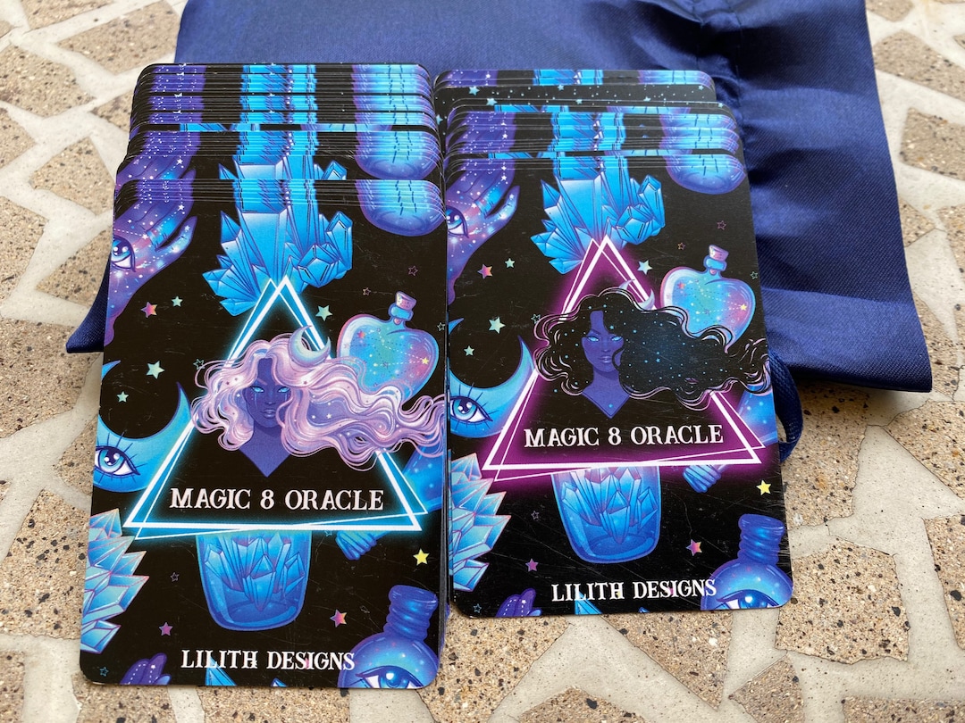 MAGIC 8 ORACLE Cards, Soulmate Cards, Fortune Telling Cards, Oracle ...