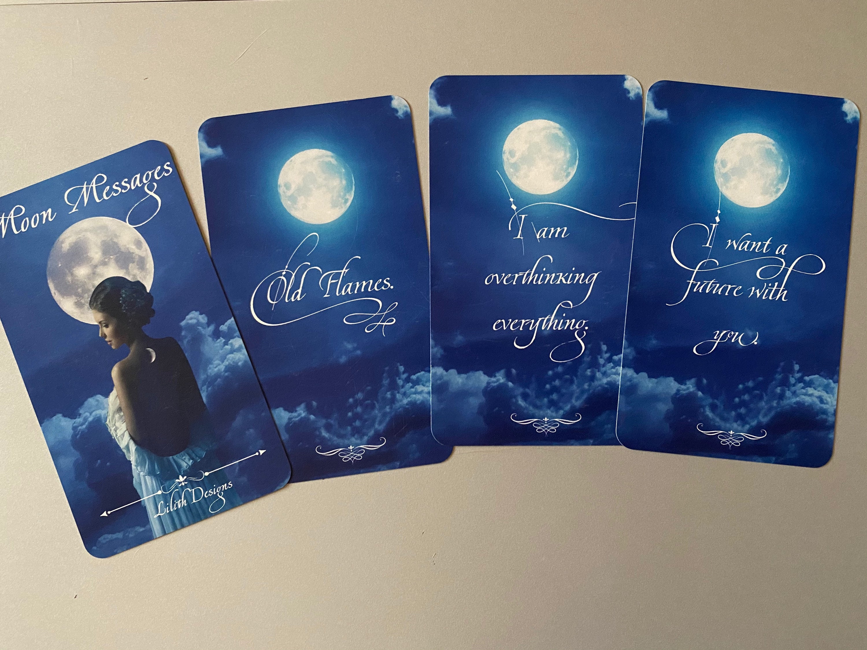 MOON MESSAGES a Twin Flame Message Oracle Deck - Etsy