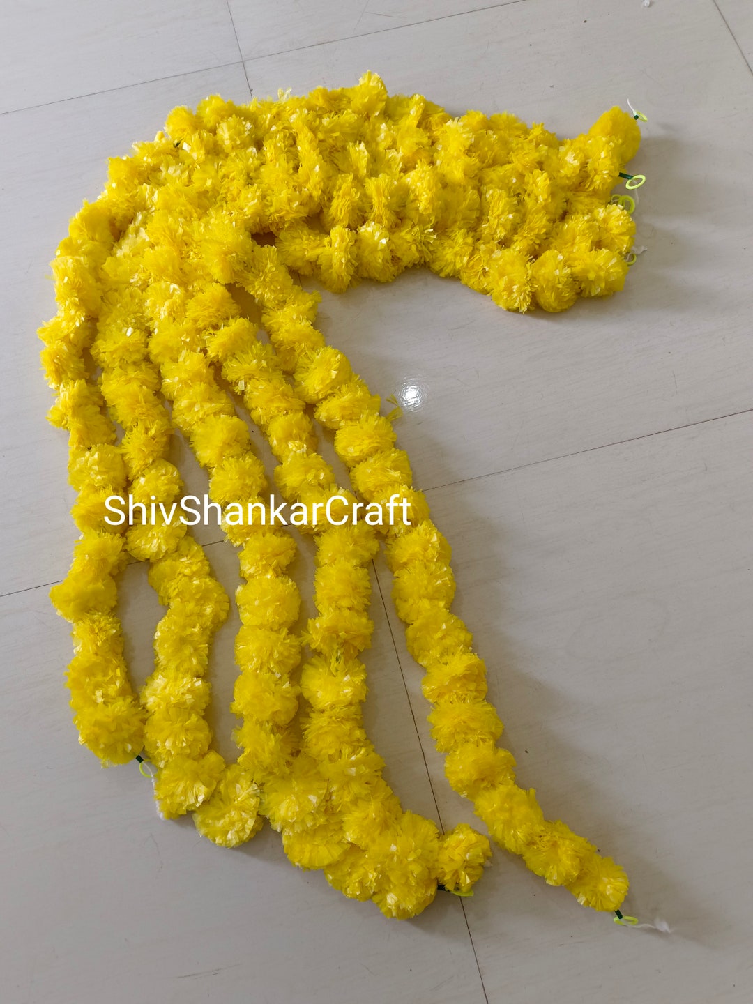 200 Yellow Color Artificial Flower Party Backdrop Outdoor Haldi Wedding ...