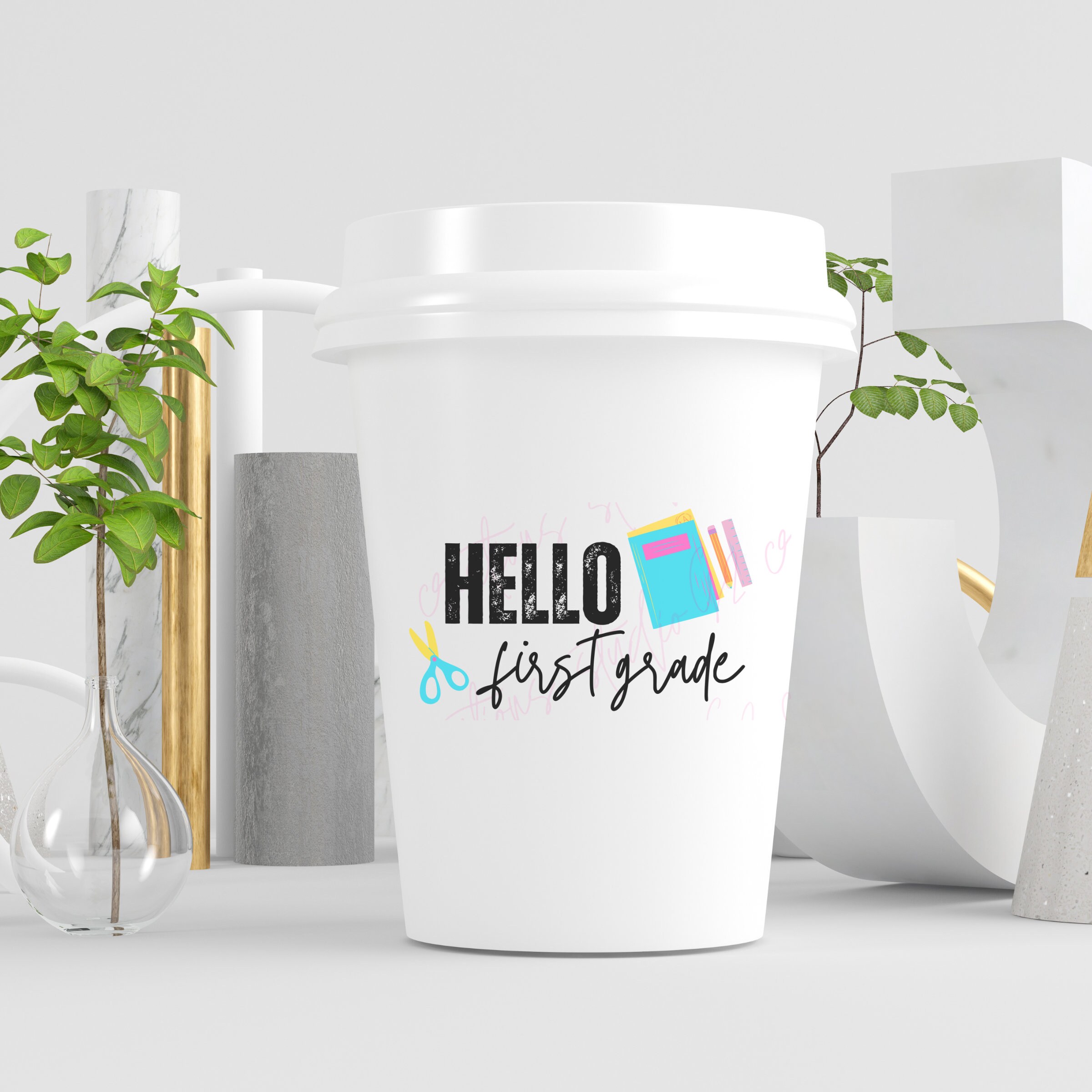 Hello First Grade T-shirt Design PNG , Printable Download Design, 1st ...