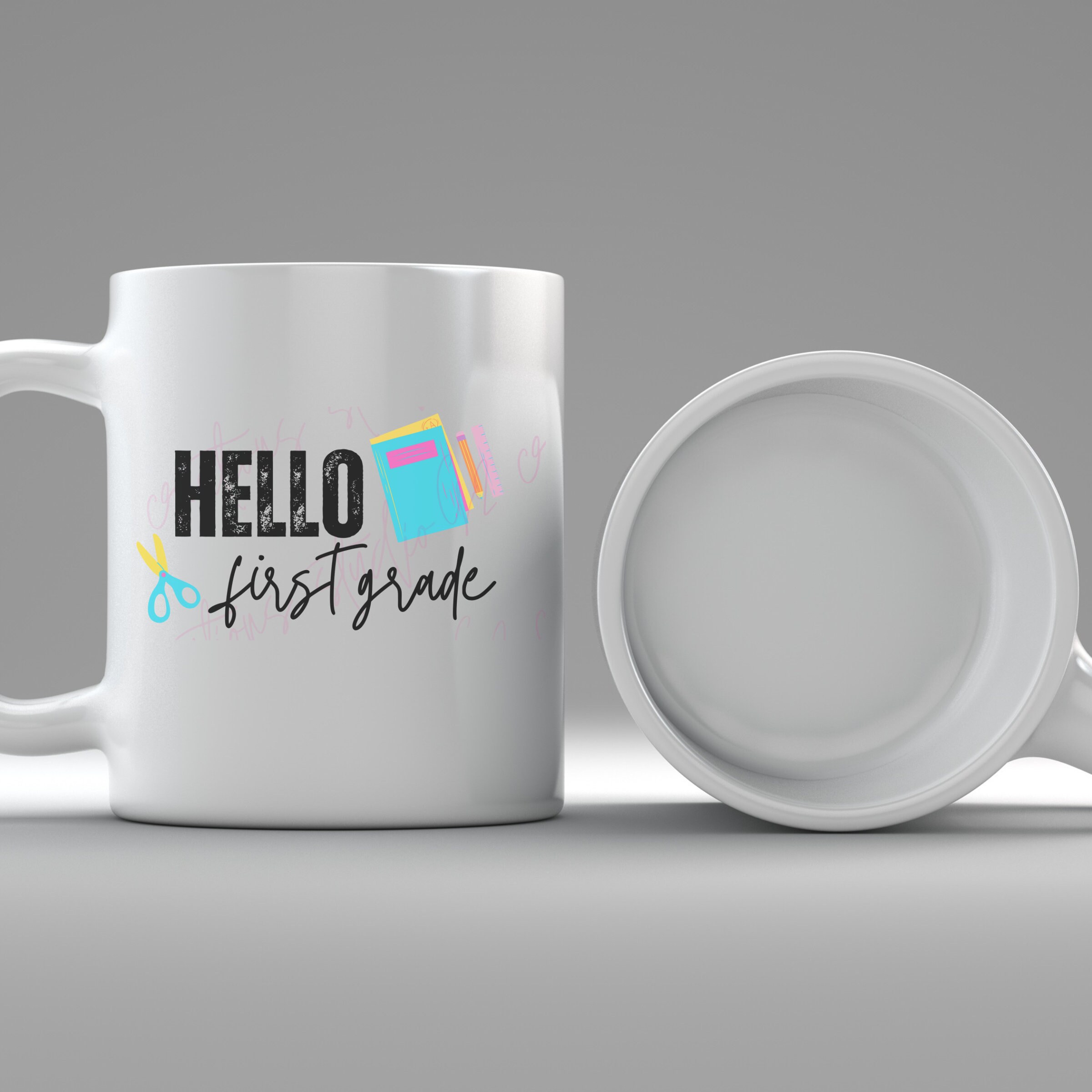 Hello First Grade T-shirt Design PNG , Printable Download Design, 1st ...